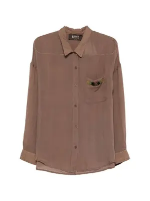 BAZAR DE LUXE Long-sleeve Shirt With Pocket Detail