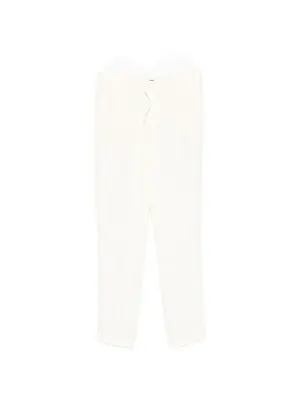 Fabiana Filippi Straight Leg Trousers With Drawstring Waist