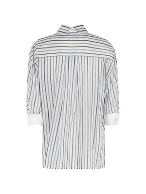SEMICOUTURE Gracia Striped Cotton Shirt