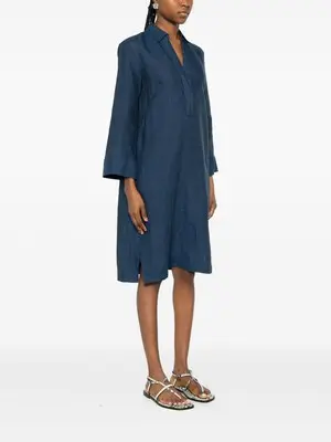 ARCHIVIO '67 Linen Chemisier Dress