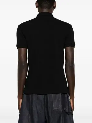 Play Comme Des Garcon Cotton Polo Shirt - Black