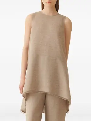 Fabiana Filippi Asymmetrical Top - Grey