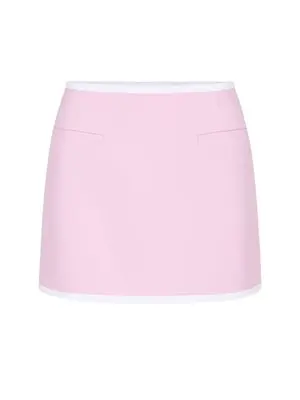 Iceberg Low-waisted Mini Skirt In Viscose Cady