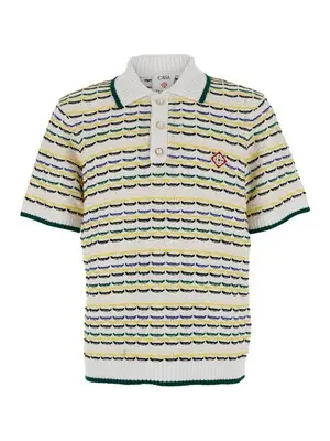 Casablanca Polo Shirt With Logo Embroidery