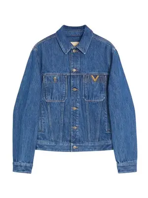 Valentino Garavani Vgold Denim Jacket