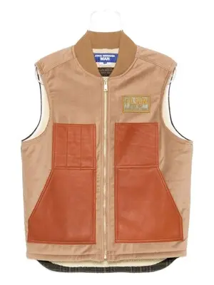 JUNYA WATANABE X FILSON Leather Panels Vest