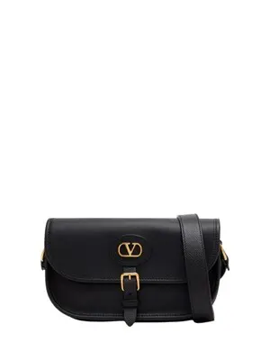 Valentino Garavani Small Antibes Leather Crossbody Bag - Black
