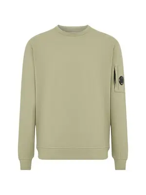 C.P. COMPANY Crewneck Sweatshirt With Logo Detail
