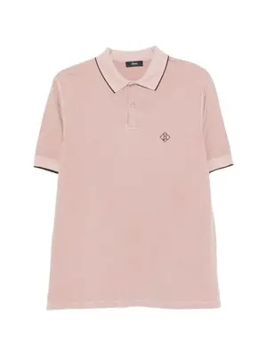 Herno Logo Cotton Polo Shirt
