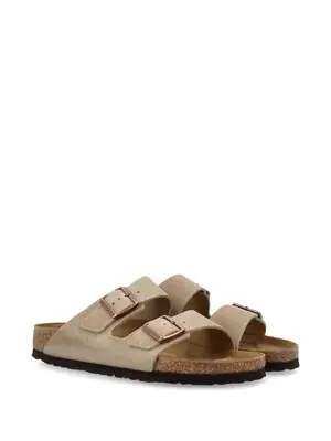 BIRKENSTOCK Arizona Oiled Leather Sandals - Brown
