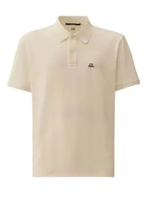C.P. COMPANY C. P. Company Piquet Polo Shirt - White