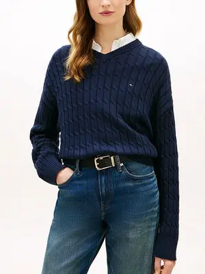 Tommy Hilfiger Relaxed Fit Pullover Sweater