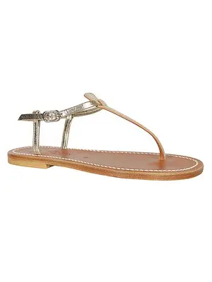 K.JACQUES Picon Leather Thong Sandals