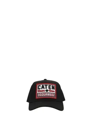 Dsquared2 Caten Patch Baseball Cap - Black