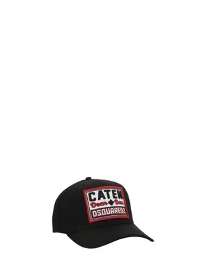 Dsquared2 Caten Patch Baseball Cap - Black