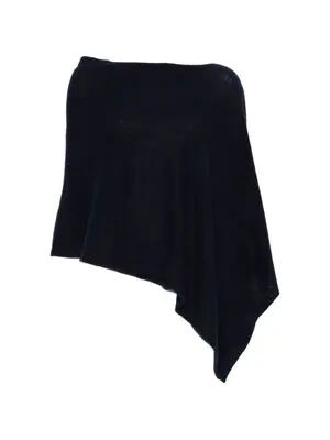 BEYOU Draped Asymmetrical Poncho