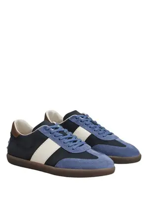 TOD'S Paneled Suede Lace-up Sneakers