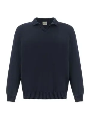 Paul & Shark Open-neck Cotton Polo Shirt