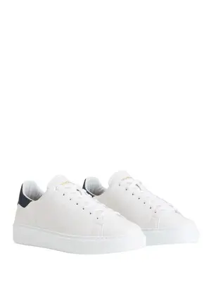 Woolrich Classic Court Sneaker In Premium Calf Leather