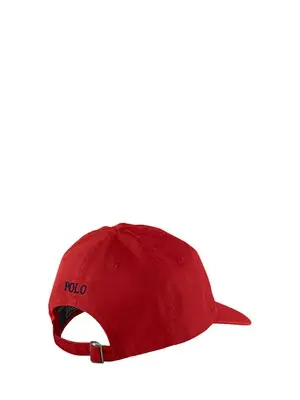 Polo Ralph Lauren Chino Cap With Logo - Red