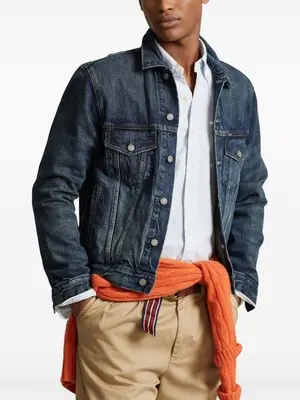 Polo Ralph Lauren Distressed Denim Trucker Jacket