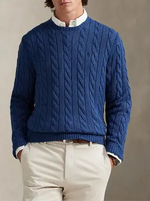 Polo Ralph Lauren Cable Knit Crewneck Sweater