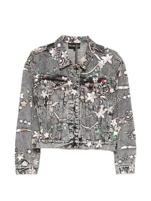 MINIME PARIS Printed Denim Jacket
