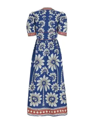 Farm Rio Moon Dress Maxi Dress With Floral Print