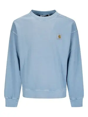 Carhartt Work In Progress Cotton Sweatshirt With Logo Patch
