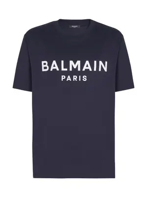 Balmain Cotton T-shirt - Blue