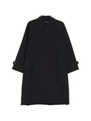 NICHOLSON & NICHOLSON Cotton Blend Coat With Button Detailing