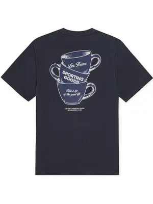 LES DEUX Ben Artist T-shirt - Blue