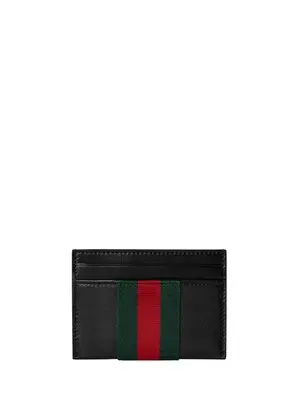 Gucci Web Trademark Coin Purse - Black