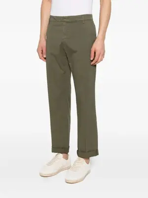 DONDUP Regular Chino Gaubert Trousers - Green