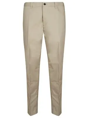 NINE:INTHE:MORNING Jupiter Flat Slim Trousers - Green
