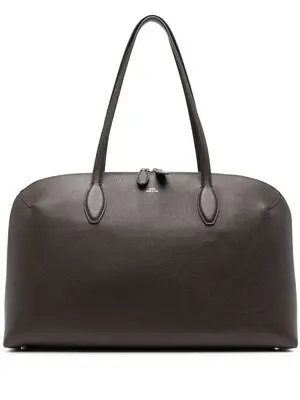 TOTEME Day Leather Tote Bag - Brown