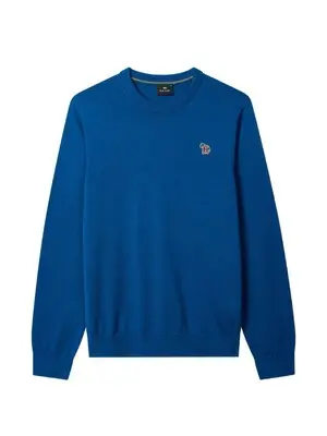 Paul Smith Zebra Logo Crew Neck Cotton Sweater