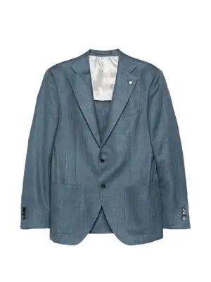 LUIGI BIANCHI Wool, Silk, And Linen Jacket