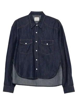 Khaite Grenon Cotton Shirt - Blue