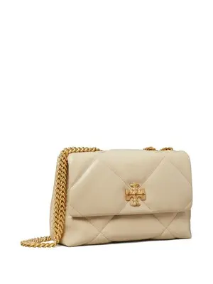 Tory Burch Kira Diamond Small Leather Shoulder Bag