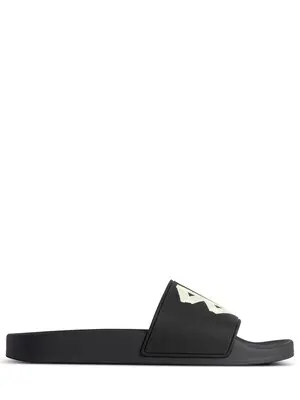 Balenciaga Logo Pool Slides