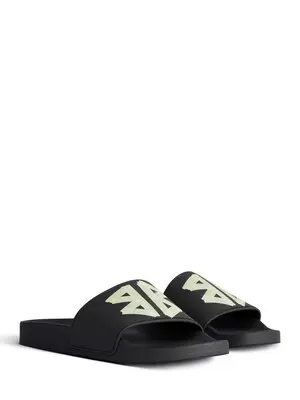 Balenciaga Logo Pool Slides