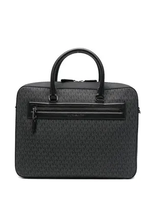 Michael Kors Jet Set Backpack With Logo Print - Black