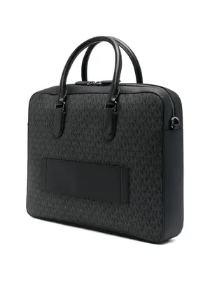 Michael Kors Jet Set Backpack With Logo Print - Black