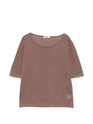 Base Round Neck Sweaters For Women