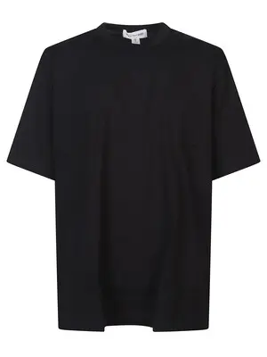 Comme Des Garçons T-shirt With Logo - Black