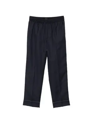Brioni Asolo Linen And Wool Trousers