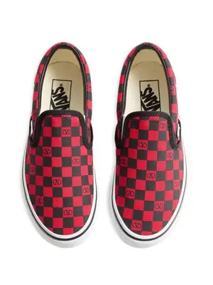 VALENTINO GARAVANI X VANS Checkerboard Slip-on Sneakers