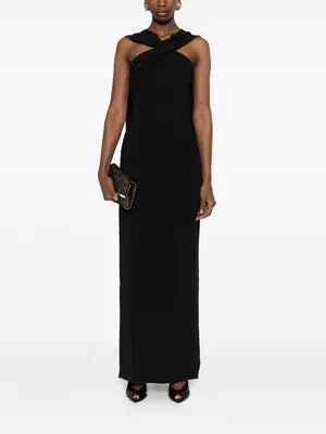 Solace London Rona Maxi Dress - Black