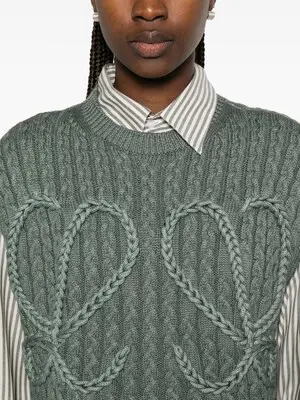 Loewe Anagram Wool Vest